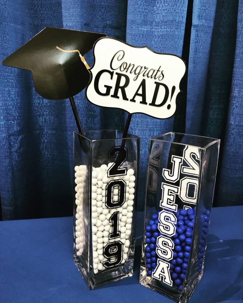 17 Stunning DIY & Elegant Graduation Centerpiece Ideas - Your Cozy Glow