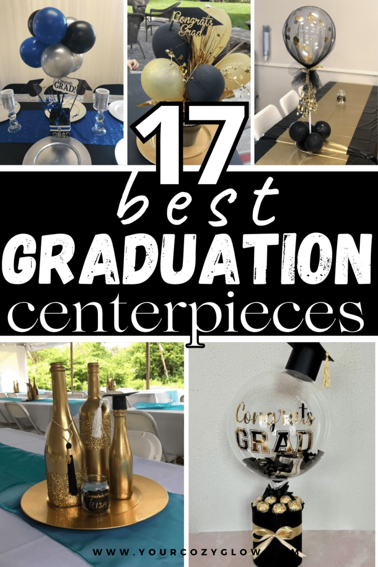 17 Stunning DIY & Elegant Graduation Centerpiece Ideas - Your Cozy Glow