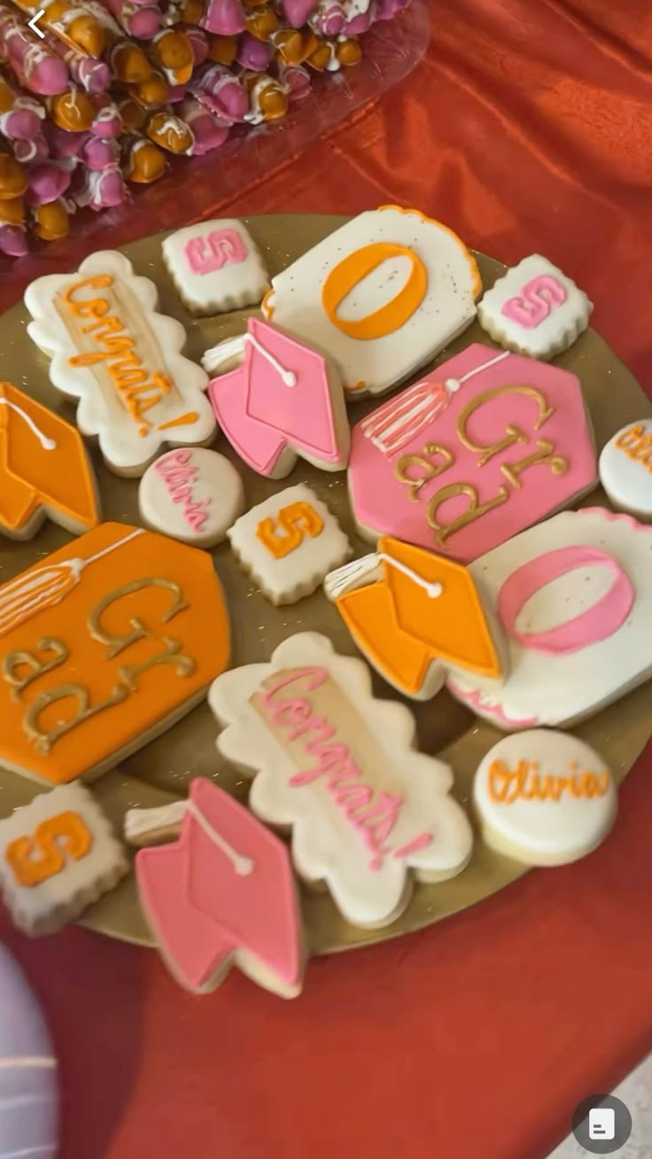 Pink and Orange Graduation Party Decor Ideas - Your Cozy Glow