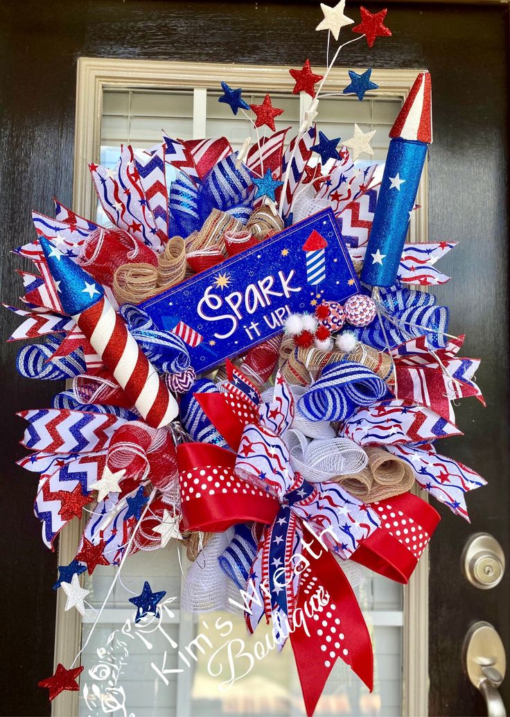 Easy and Festive 4th of July Wreath Ideas for Your Front Door