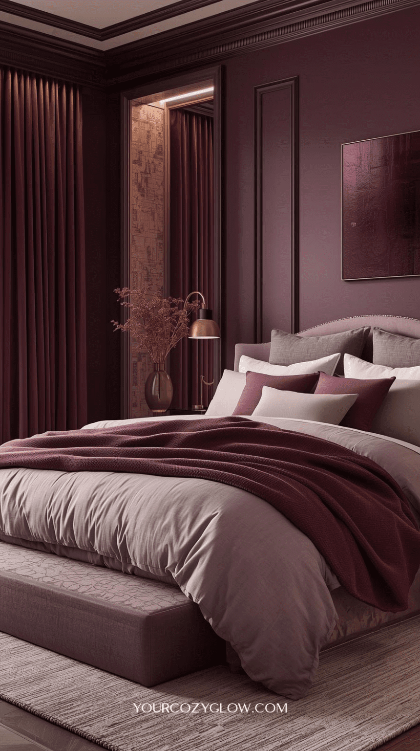 Deep Plum Bedroom: How I Fell in Love With This Rich, Cozy Color (and ...